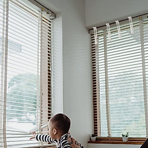 12 Pcs 2.5 Inch Valance Clips for Blinds, Hidden Blind Clips, Hidden Channel Valance Clips, Hidden Blind Clips, Mini Blind Valance Clips, Hidden Valance Clips Clear, Blind Valance Clips, Blind Clips