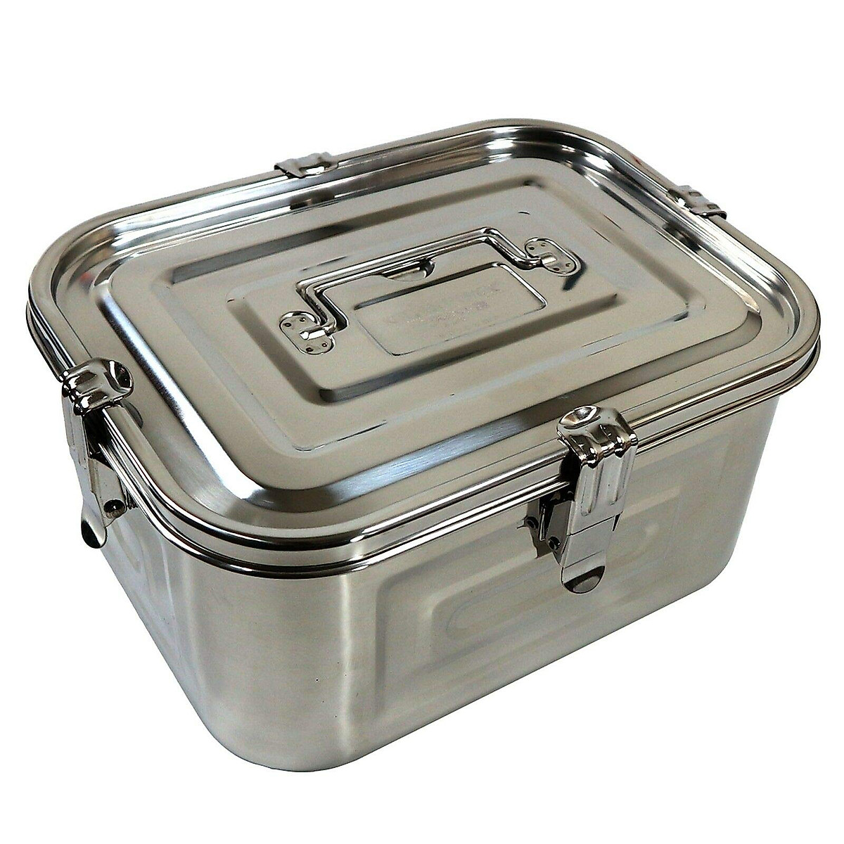 TULGIGS Stainless Steel Rectangular Kimchi Food Storage Container (5L / 168oz / 10.6")