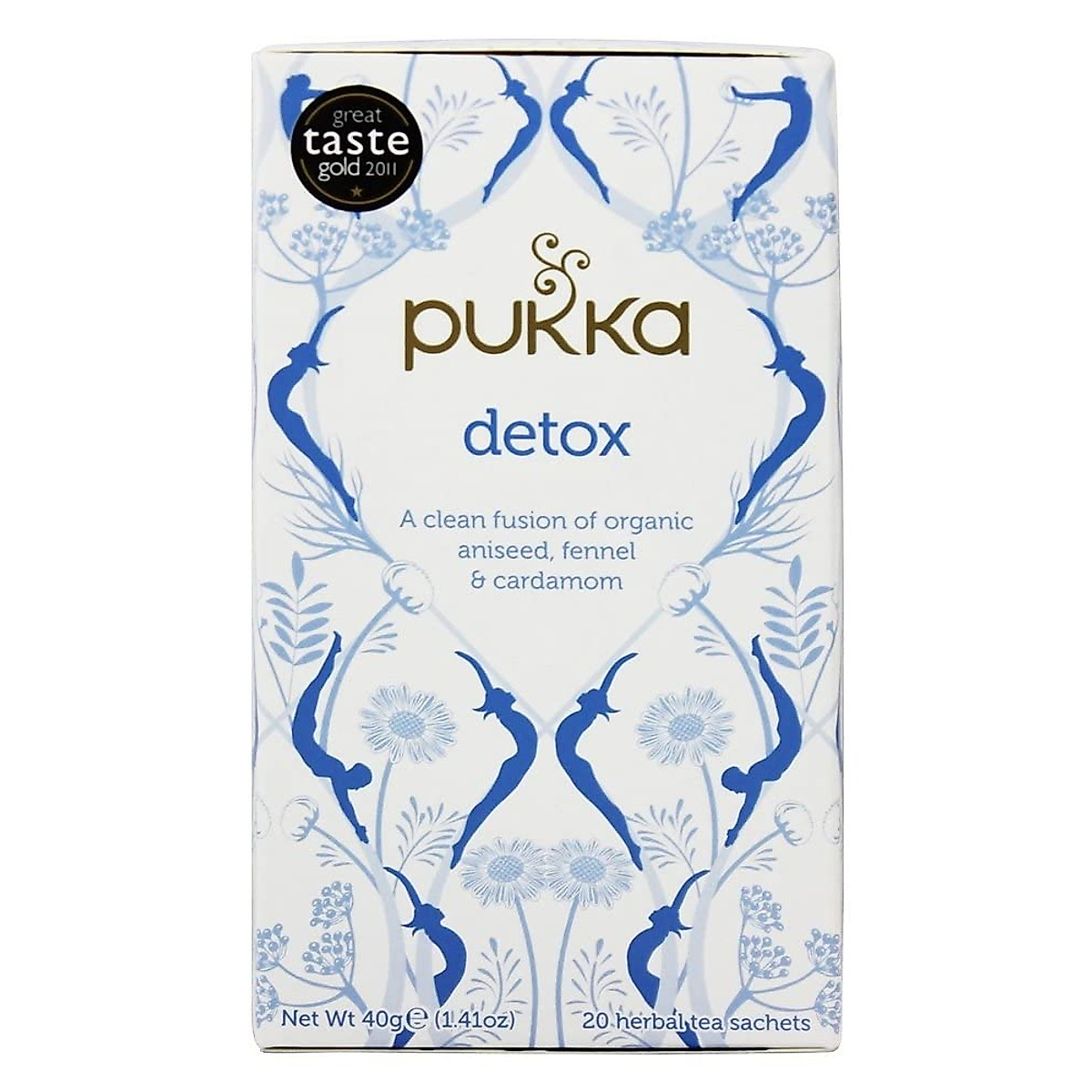 Pukka Herbs Organic Herbal Teas from England Detox Aniseed Fennel & Cardamom
