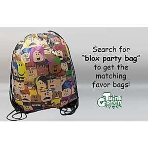 Blox Gamer Birthday Cake Topper Party Decor