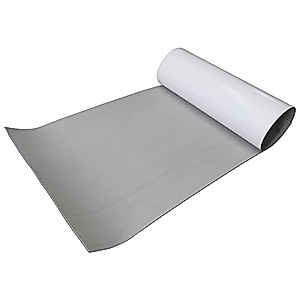 KXKZREN Boat Flooring EVA Foam Decking Sheet Non-Slip Marine Boat Deck Carpet Self-Adhesive Comfort Floor Mats for Boat Motorboat RV Yacht Kayak Golf Cart Indoor, 94" x 44"/35"/16"