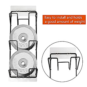 2 Pack Pot Lid Organizer Rack for Cabinet Door or Wall Mount, Pot Lid Holder for Kitchen Organization & Storage with No Drilling Adhesive, Black