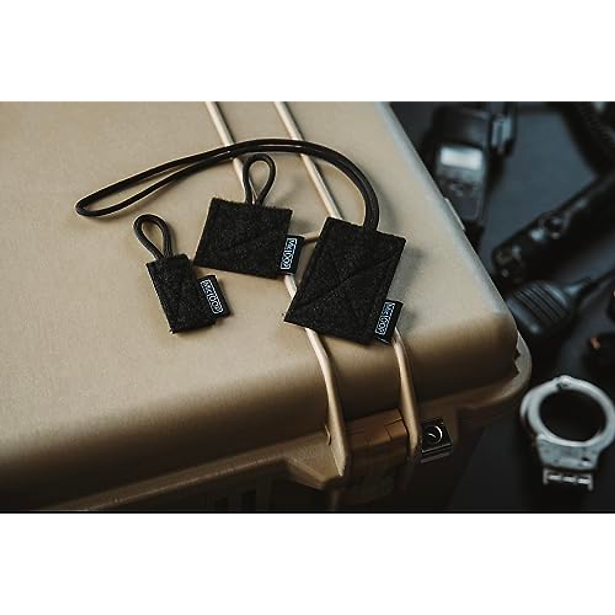 THE MIC LOOP Micro - Keeps Portable Radio Mic in Place for Police/Law Enforcement BLACK