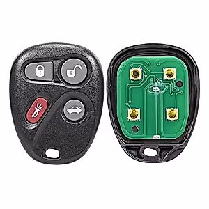 L2C0005T Keyless Entry Remote Key Fob for Chevy Cavalier for Cadillac CTS 2000-2005 1 PCS 4 Buttons-SCITOO