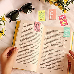 Magnetic Bookmark 20Pcs Magnet Page Markers Magnet Bookmark Clips for Teachers, Students, Book Lovers(20 PCS)
