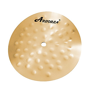 Arborea Cymbal 10" Splash Cymbal for Drum Set FHC Traditional Finish Pure Brass Drum Cymbal