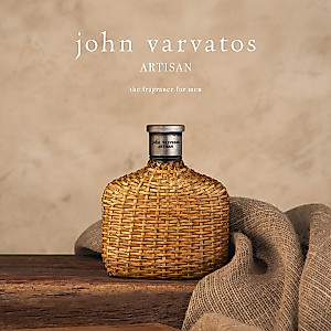 John Varvatos Men's Cologne, Artisan Eau de Toilette EDT Spray, Woody Citrus Scent with Notes of Mexican Winter Mandarin, Purple Ginger & Balambre, 4.2 fl oz
