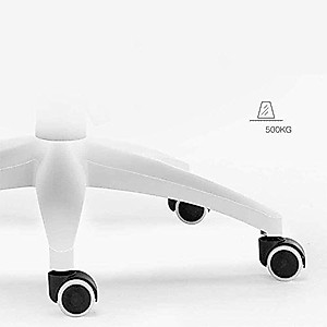 ADUH Fabric Mesh Office Chair Executive Swivel Computer Desk Chair with Large Seat Adjustable Armrests (Color : D)