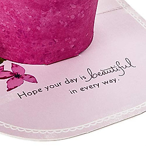 Hallmark Paper Wonder Mothers Day Pop Up Card (Purple Flower Bouquet, Beautiful in Every Way)