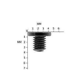 RapidSparesLtd Pack of 100 M2.5x3 New Black Zinc Wafer Head Laptop Machine Screw Philips Head
