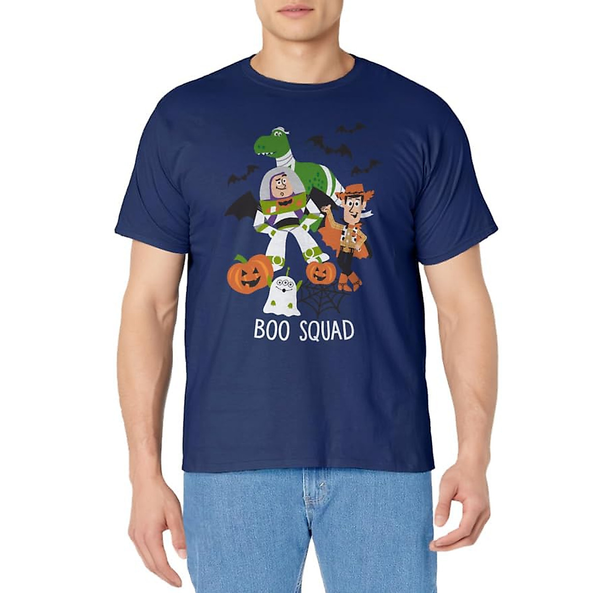 Disney Pixar Toy Story Halloween Boo Squad Cartoon Sketch T-Shirt