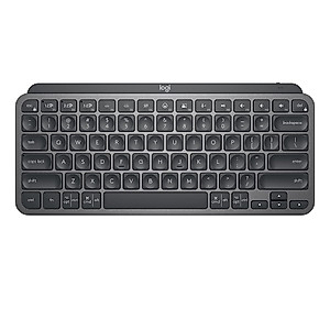 Logitech MX Keys Mini Minimalist Wireless Illuminated Keyboard, Compact, Bluetooth, Backlit, USB-C, Compatible with Apple macOS, iOS, Windows, Linux, Android, Metal Build - Graphite (Renewed)