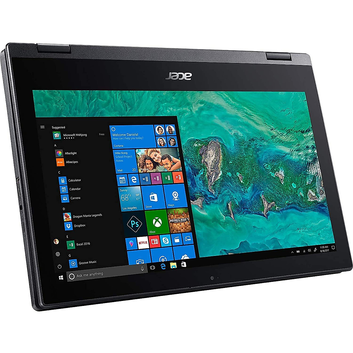 Acer Spin 1 SP111-33-C6UV 11.6-Inch HD IPS Touch N4000 4GB 64GB Windows 10 S Mode Laptop
