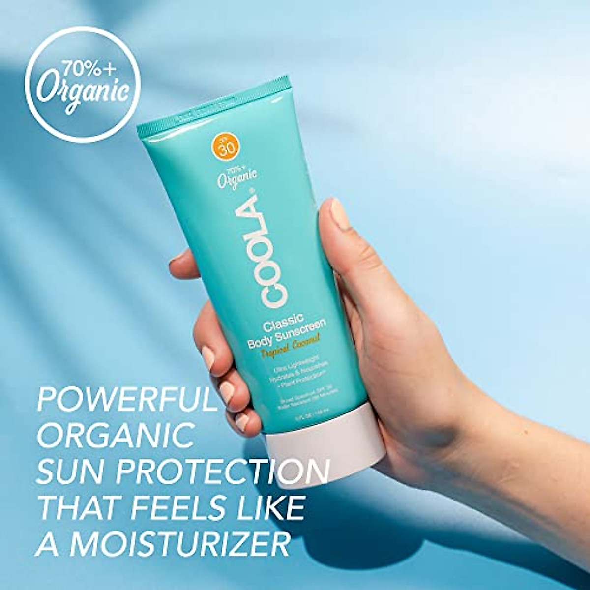 COOLA Organic Sunscreen SPF 30 Sunblock Body Lotion, Dermatologist Tested Skin Care For Daily Protection, Vegan And Gluten Free, Tropical Coconut, 5 Fl Oz