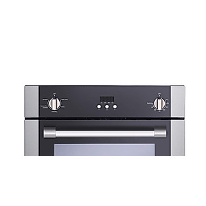 Magic Chef Single Electric Wall Oven with Convection Feature for Cooking & Baking, 24"