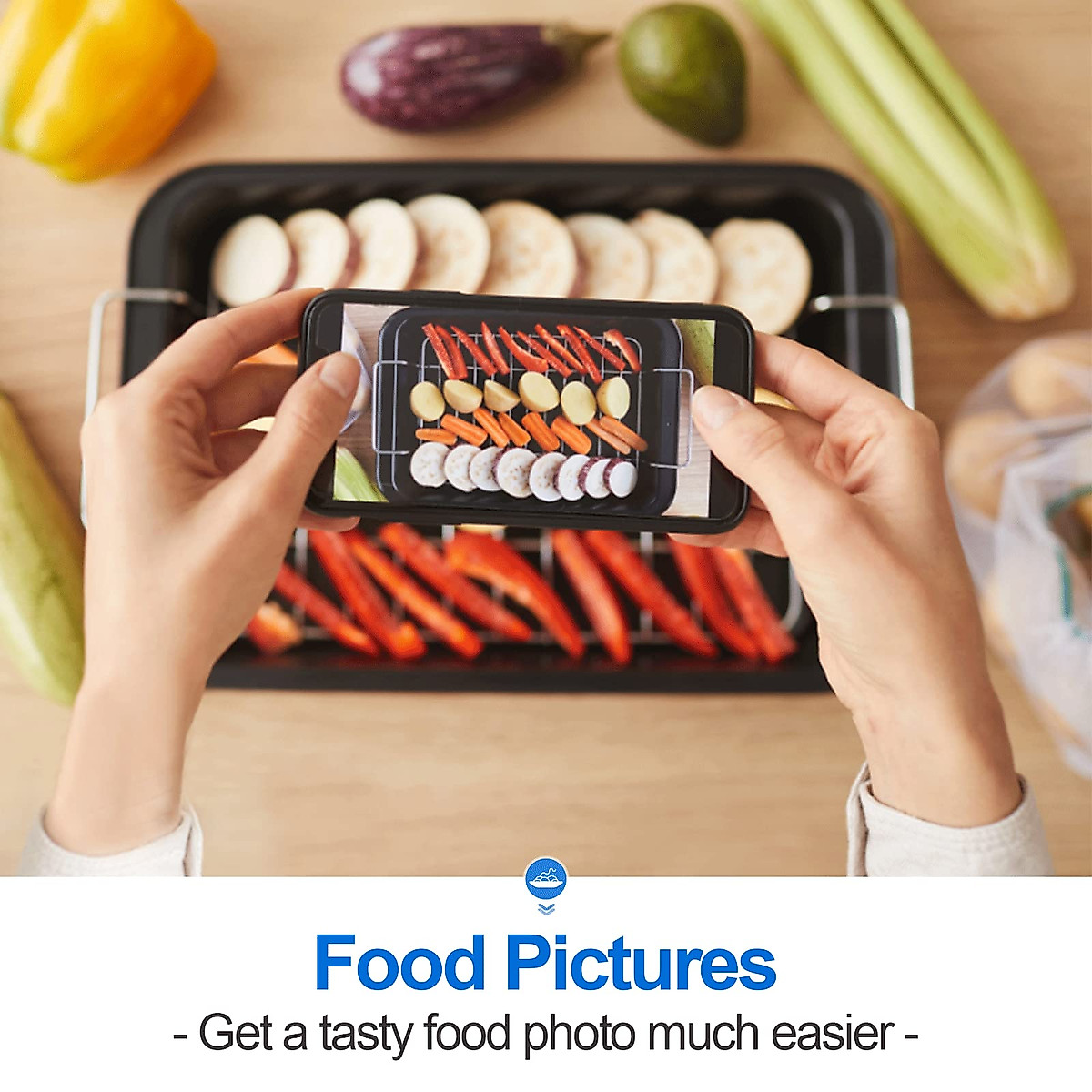 Wellmaking 43Inch/110cm Photography Light Reflector, Portable Foldable 5 in 1 Diffuser Reflectors with Bag & tilt Adapter for Studio & Outdoor Lighting-Translucent, Silver, Gold, White and Black