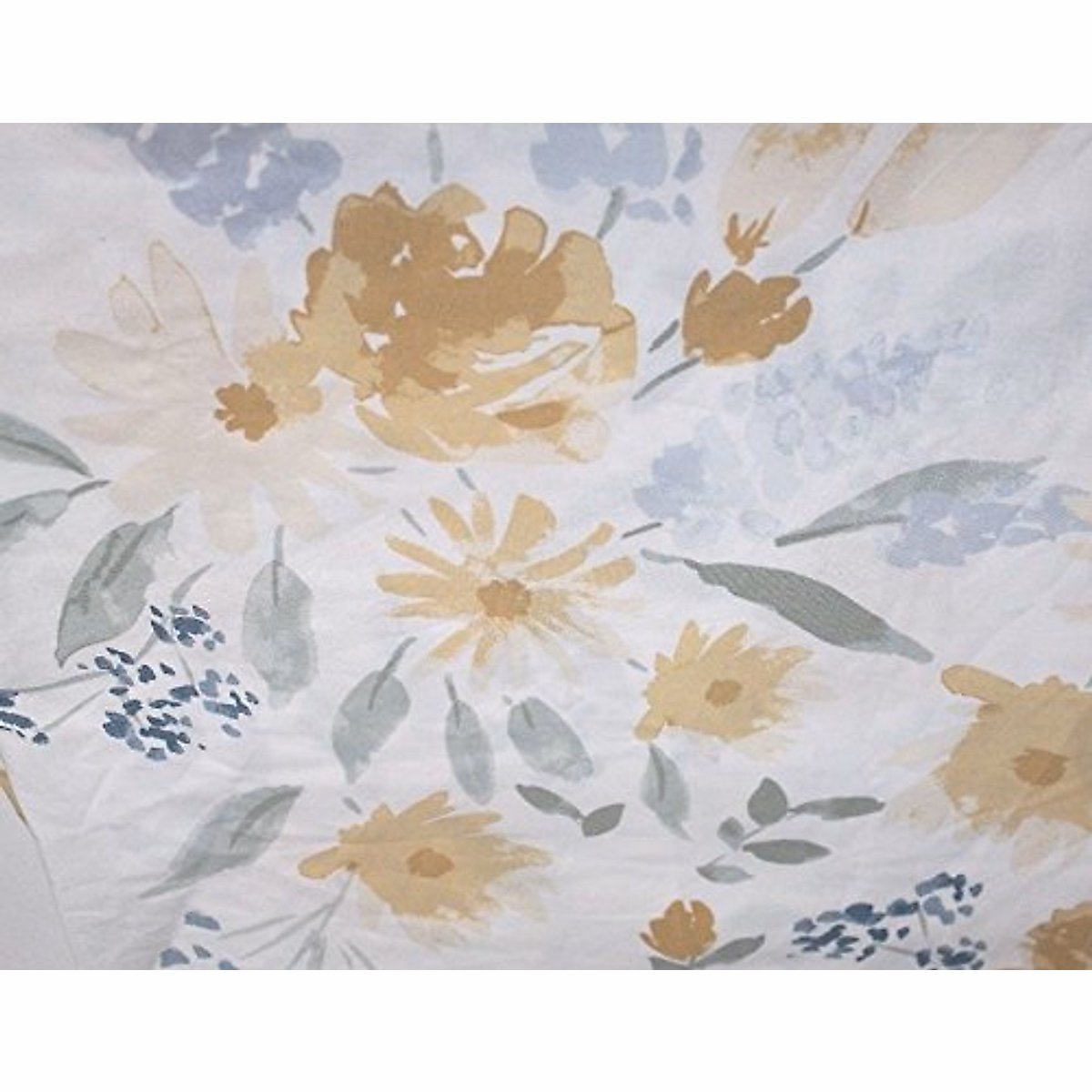 Threshold Floral Shower Curtain Yellow/Blue