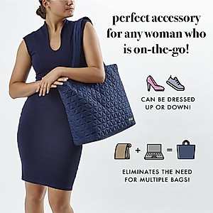 Fit & Fresh Insulated Lunch, Work, School Bag, Travel Purse, Navy