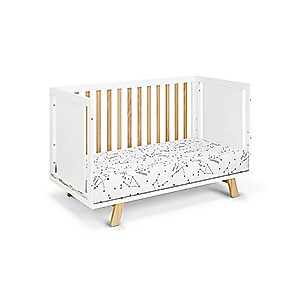 Suite Bebe Livia Convertible Crib in White & Natural