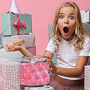 Entervending Bouncy Balls Bulk - Rubber Balls for Kids - Single Color Glitter Bounce Balls - Bundle of 4 packs (100pcs) Large Bouncy Ball 45mm - Ball Vending Machine Toys - Bouncing Balls Party Favors