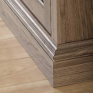 Sauder Barrister Lane Storage Credenza, For TV's up to 80", Salt Oak finish