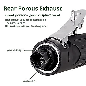 EYPINS Air Grinder,Compressed Air Angle Die Grinder 90 Degree Mini Sander Grinder Polisher Tool Set for Contour Grinding, Polishing, Milling