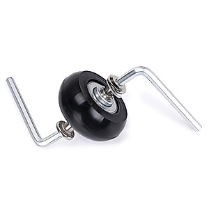 OwnMy 40mm x 18mm Luggage Suitcase Replacement Wheels, Rubber Swivel Caster Wheels Bearings Repair Kits, A Set of 4