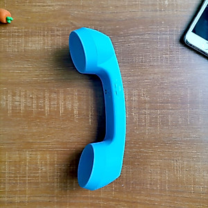 ENJOY-UNIQUE Wireless Bluetooth Mic Headphones Comfort Retro Phone Handset Mic Speaker Phone Call Receiver Compatible with iPhone iOS Android iOS Cell Phone Telephone