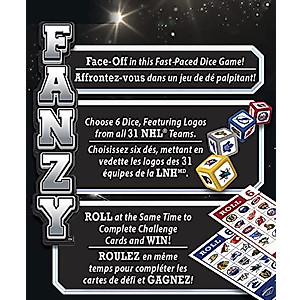 MasterPieces Family Game - NHL League Fanzy Dice Game - Officially Licensed Game for Kids & Adults