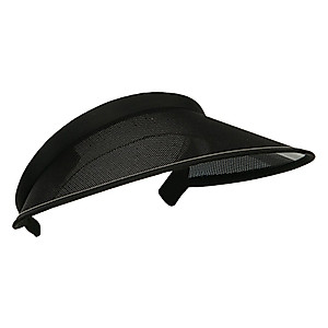 UV 50+ Protection Clip On Visor - Black OSFM