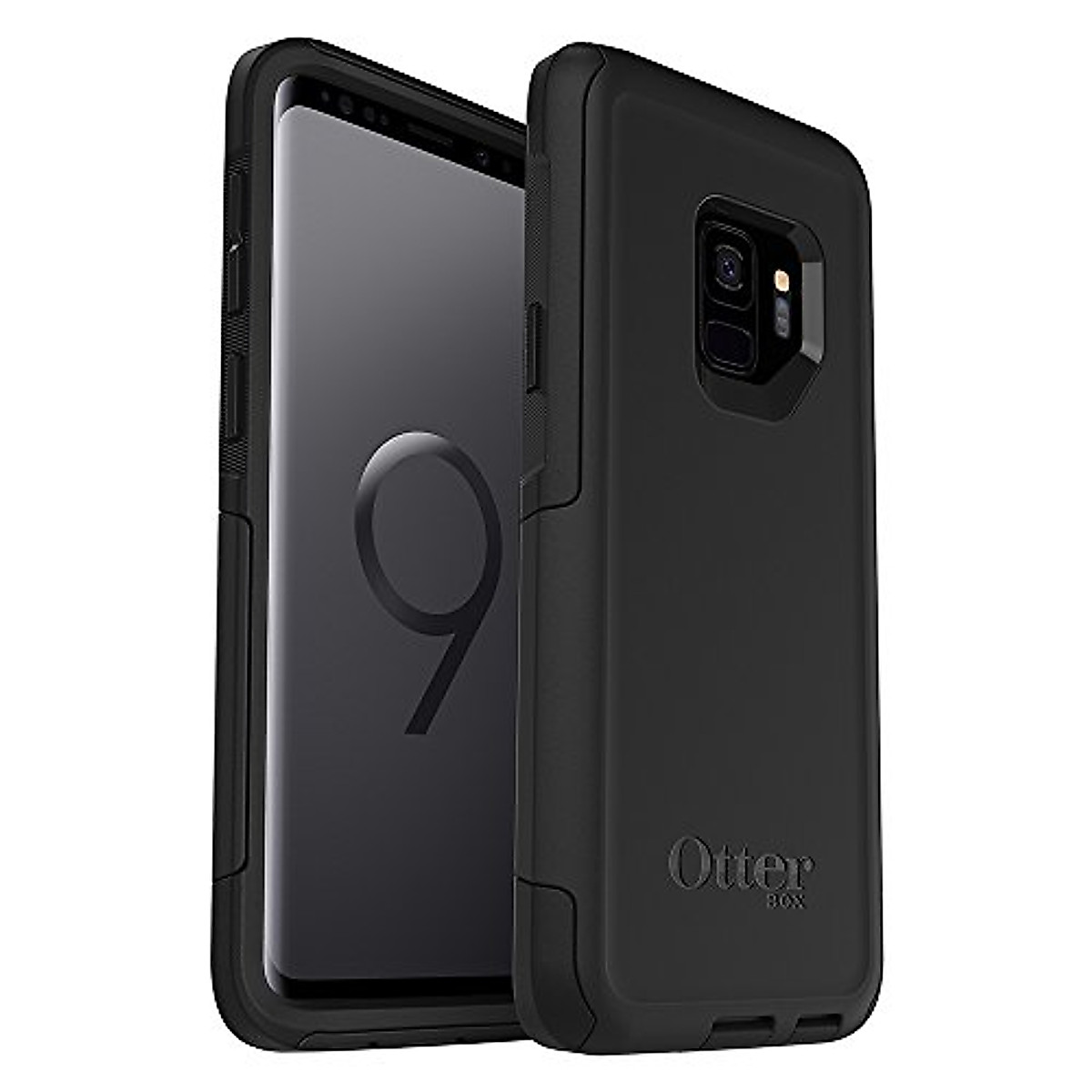 OtterBox Samsung Galaxy S9 Commuter Series Case - BLACK, slim & tough, pocket-friendly, with port protection