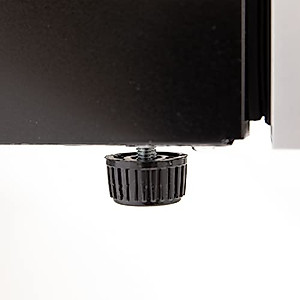 Avanti WC34N2P Wine Cooler Freestanding Single Zone with Temperature Control Holds Up to 34 Bottles, Stainless Steel Construction with Glass Door, Black