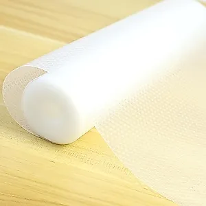 Shelf Liners for Kitchen Cabinets 10 Inch Wide X 20 Ft Non Adhesive Cabinet Drawer Liners Non Slip Waterproof Strong Grip Pantry Shelves Liners for Refrigerator Closet Cupboard Mat Bathroom Drawer