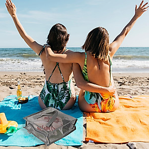 Mozeat Lens Mesh Shower Bag Grey Portable Mesh Shower Caddy Quick-Dry Tote Bag Dorm Toiletry Organizer Gym Shower Mesh Bag for Gym Travel Camping College Dorm Room Bathroom