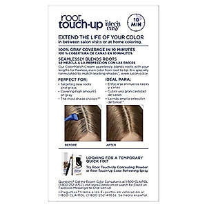 Clairol Root Touch-Up by Nice'n Easy Permanent Hair Dye, 6G Light Golden Brown Hair Color, Pack of 2