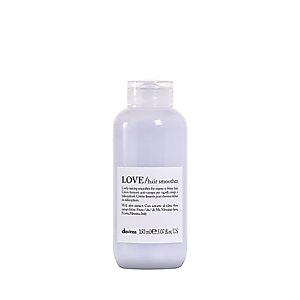 Davines LOVE Hair Smoother, Leave-On Cream To Smooth Frizzy, Unruly Or Wavy Hair Weightlessly, White, 5.07 Fl. Oz.