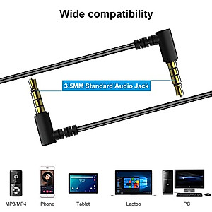 1mii Wired Earbuds with Microphone & Volume Control, in-Ear Headphones Magnetic with Deep Bass, Noise Isolating, High Sound Quality Earphones with 3.5mm Jack for Phone, Android, PC, iPad, MP3(Black)