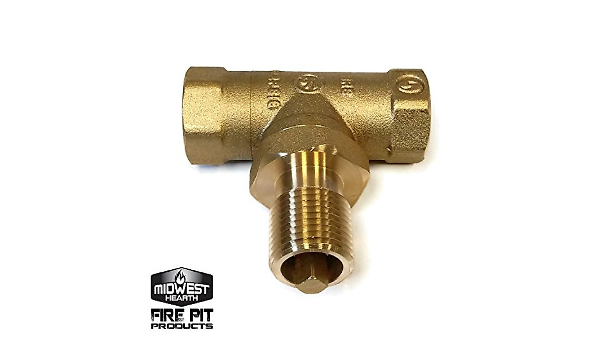 Midwest Hearth Gas Valve Kit - 1/2" NPT for Fire Pits & Gas Logs