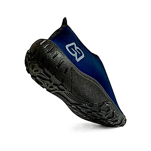 Aquaskin Water Sports Shoes Quick-Dry Barefoot Yoga Swim Beach for Women Navy Blue