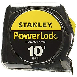 Stanley Tools 33-115 6 Pack 10ft. Powerlock Pocket Tape Rule With Diameter Scale