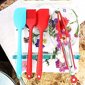 Rolin Roly Spoon Storage Resin Mold Holder Epoxy Mould Multiple Utensil Rest Silicone Molds Kitchenware Organizer Casting Moulds for Kitchen Home Decoration (Silicone Kitchen Tray Mold)