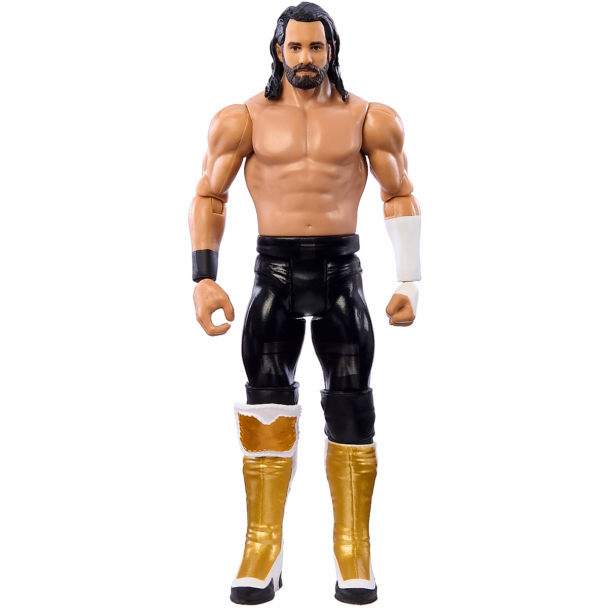 Mattel WWE Seth Rollins Basic Action Figure, 10 Points of Articulation & Life-like Detail, 6-inch Collectible