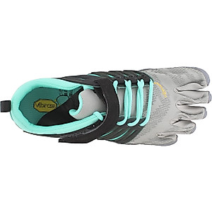 Vibram Women's V-Train Grey/Black/Aqua Cross-Trainer Shoe 37 EU (7-7.5 US)