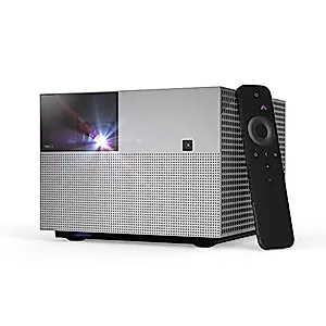 Movie Projector, WEMAX Vogue Pro 1080p Home Theater Projector with WiFi Bluetooth, 1600 ANSI Lumens, Support 4k, Dolby Audio DTS-HD, 200 Inch Image, Auto Object Avoidance, Side Projection