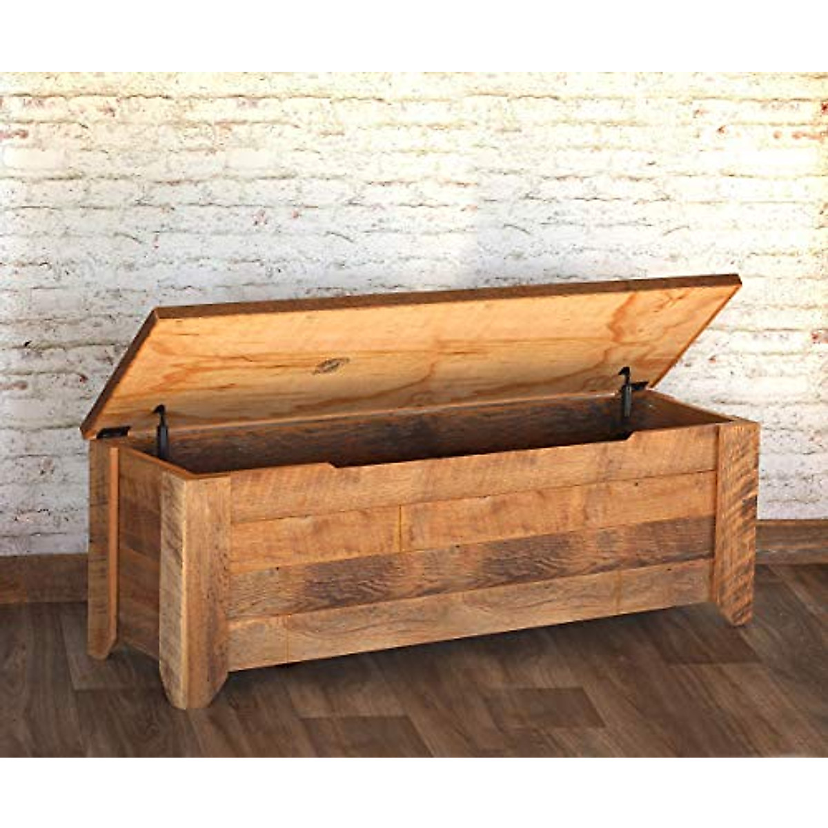 Storage Bench made from reclaimed barn wood - Storage Trunk