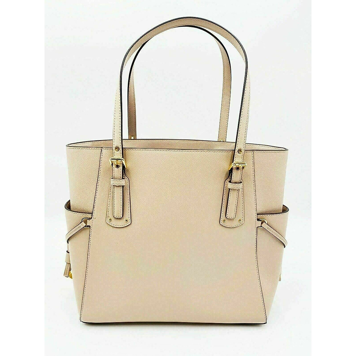 Michael Kors Textured Leather Tote- Oat