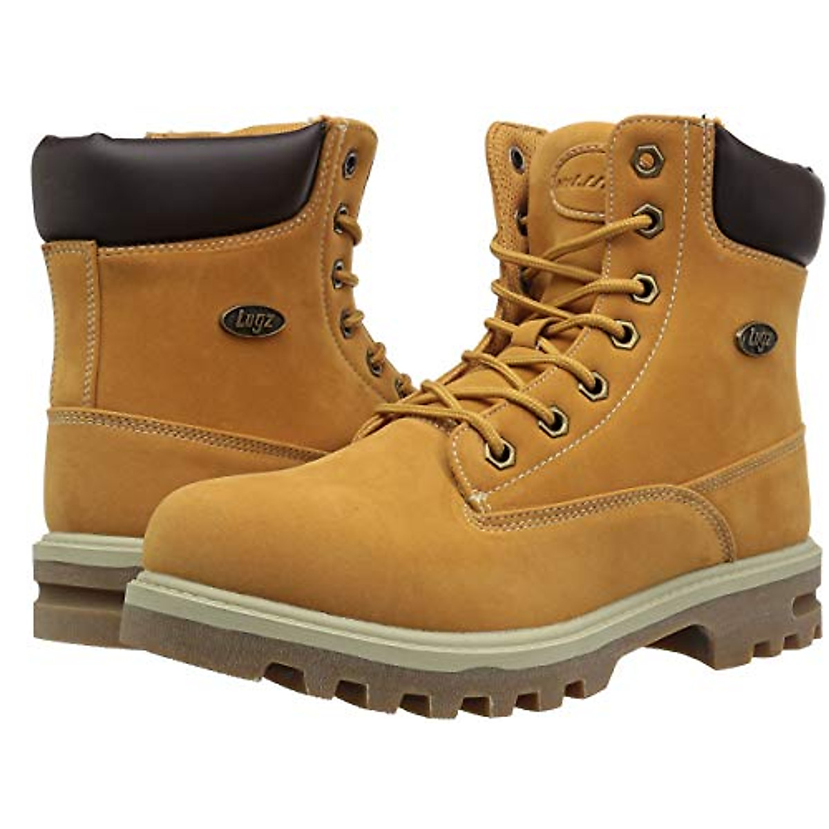 Lugz Kid's Empire Hi WR Boot, golden wheat/bark/cream/gum, 5 D US Toddler