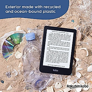 Kobo Clara 2E | eReader | Glare-Free 6” HD Touchscreen | ComfortLight PRO Blue Light Reduction | Adjustable Brightness | WiFi | 16GB of Storage | Carta E Ink Technology | Waterproof