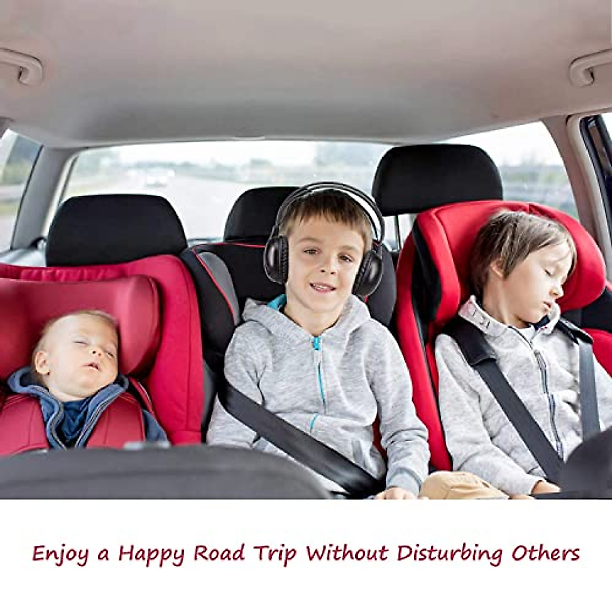 Joanbro Infrared Wireless Car Headphones for Town & Country, Sienna, Sequoia, Odyssey, Grand Caravan, Durango, Tahoe, Suburban, Yukon (XL), Acadia, Escalade, Pathfinder, Quest, Enclave, uConnect VES