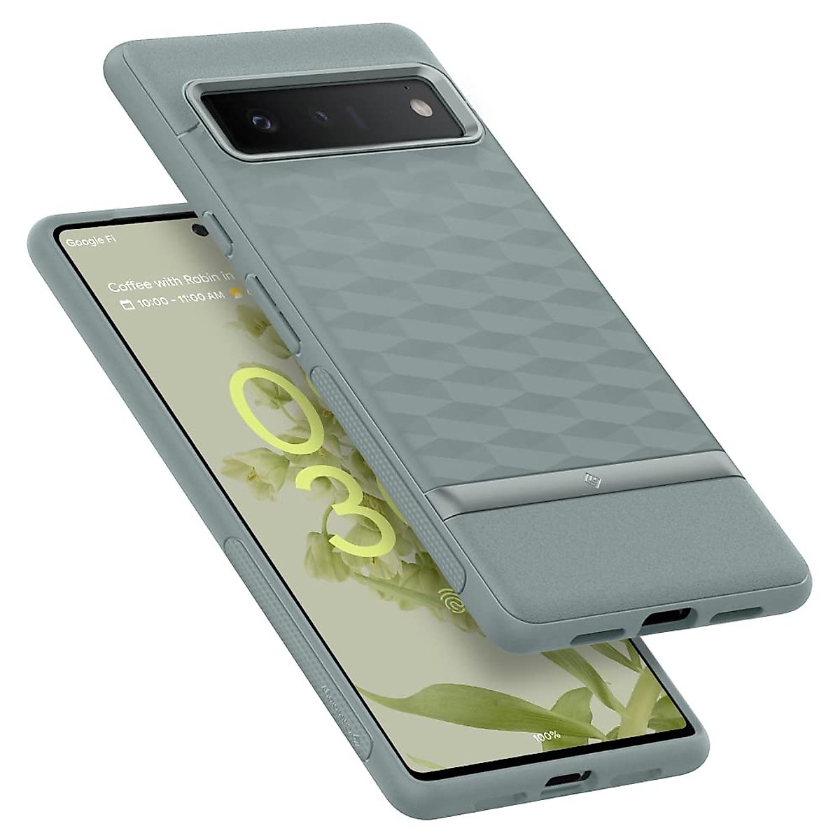 Caseology Parallax Protective Case Compatible with Google Pixel 6 Pro Case (2021) - Sage Green